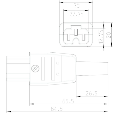 Leads Direct | IEC C15A Socket – Rewireable